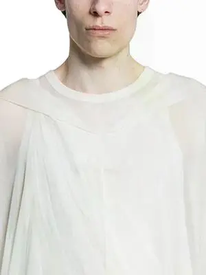 Rick Owens Hollywood Kaftan In Silk Chiffon