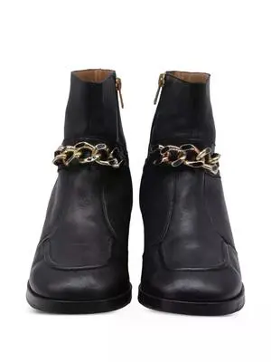 See By Chloé Mahe Chain-embellished Ankle Boots