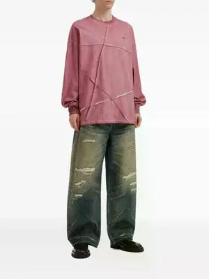 FIVE CM Distressed Whiskered Jeans