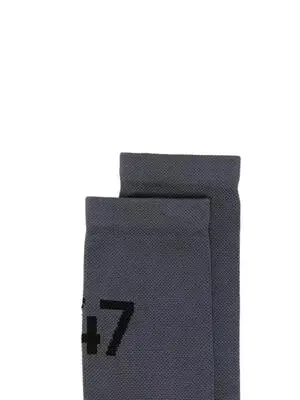 REPRESENT Logo Intarsia Mesh-panel Socks