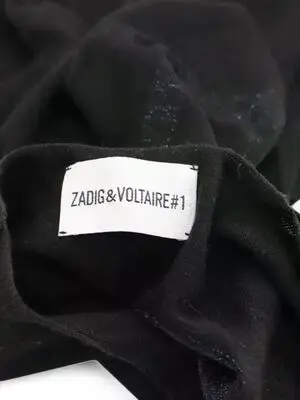 Zadig&Voltaire Skull Motif Merino Wool Sweater