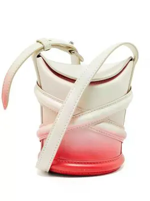 Alexander McQueen Alexander McQueen Small The Curve Ombré Bucket Bag Red