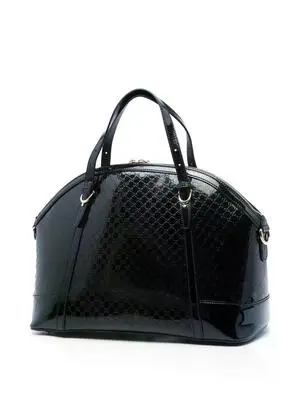 Gucci 2016-2026 Large Microguccissima Patent Nice Dome Satchel