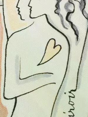 Dior Abcdior Mitzah Scarf - Neutrals