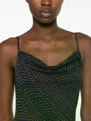 Missoni Zigzag-knit Cowl-neck Maxi Dress