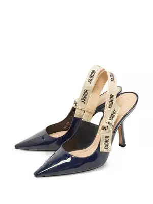 Dior J'adior Patent Leather Slingback Pumps