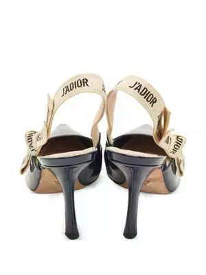 Dior J'adior Patent Leather Slingback Pumps