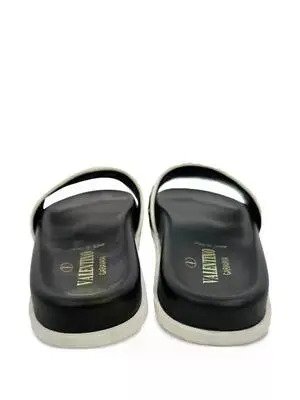 Red Valentino Rockstud Quilted Slides