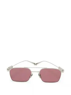 Gucci Logo Lettering Sunglasses - Silver