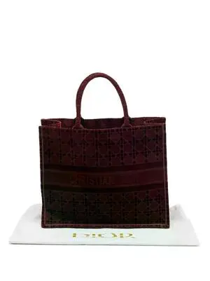 Dior 2020 Embroidered Cannage Tote Bag