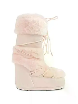 Moon Boot Faux-fur Lace-up Boots