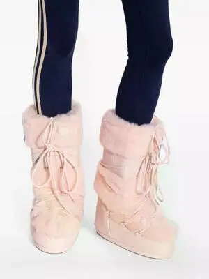 Moon Boot Faux-fur Lace-up Boots