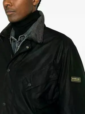 Barbour Waxed Cotton Corduroy Collar Jacket