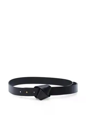 Isabel Marant Étoile Lassio Knotted Leather Belt - Black