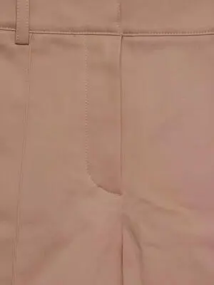 Hermès High-waisted Shorts With Zip Front And Welt Pockets