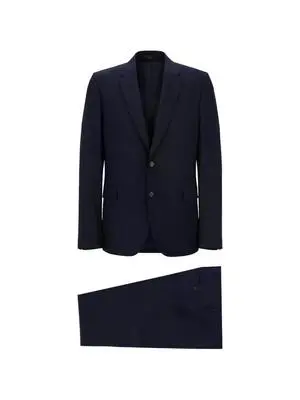 Paul Smith Single-breasted Wool Suit - Blue