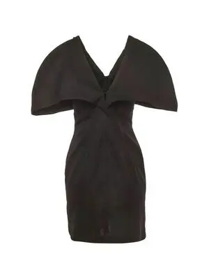 Jacquemus La Robe Gitan Cape-sleeve Midi Dress