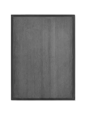 Brunello Cucinelli Cashmere English Rib Knit Throw With Contrast Borders - Grey