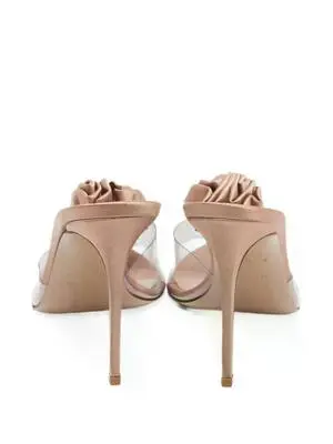 LE SILLA Rose Appliqué Sandals