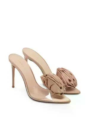 LE SILLA Rose Appliqué Sandals