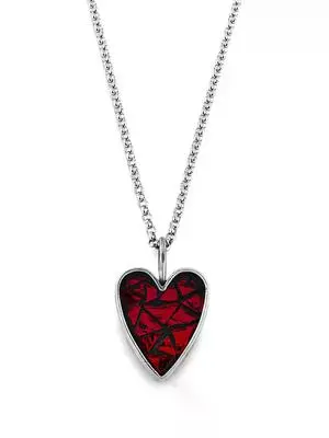 POISONED HEARTS Mosaic Heart Necklace