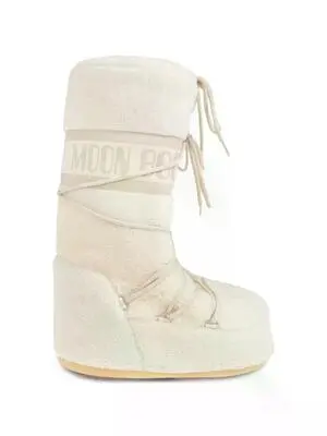 Moon Boot Mb Icon Fleece Snow Boots - Neutrals