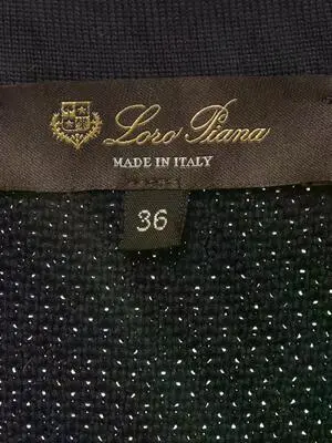 Loro Piana Textured Knit Zip-up Cardigan