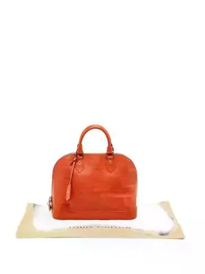 LOUIS VUITTON 2017 Pm Alma Epi Leather Handbag - Orange