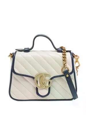 Gucci Mini Gg Marmont Torchon Matelassé Tote Bag