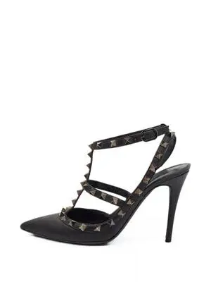 Valentino Garavani Rockstud Ankle Strap Pumps