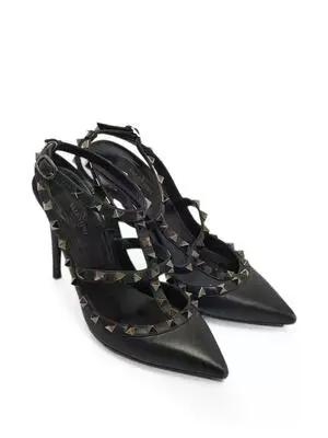 Valentino Garavani Rockstud Ankle Strap Pumps