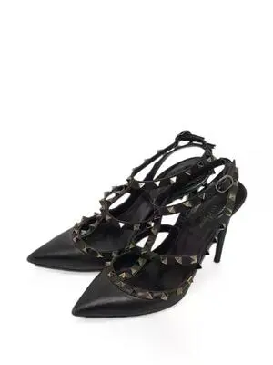 Valentino Garavani Rockstud Ankle Strap Pumps