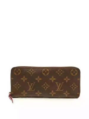 LOUIS VUITTON Clemence Monogram Wallet - Brown