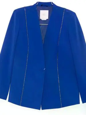 Marina Rinaldi Giusto Crystal-embellished Single-breasted Blazer