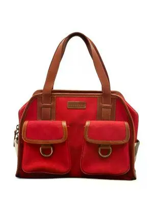 Burberry Nova Check Satchel Handbag