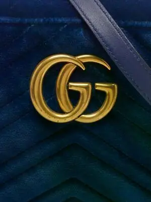 Gucci Small Gg Marmont Matelassé Camera Bag