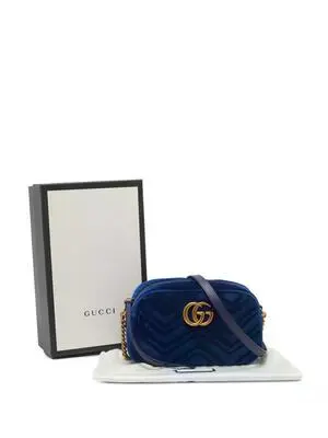 Gucci Small Gg Marmont Matelassé Camera Bag