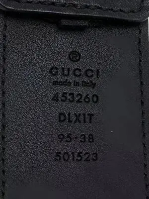 Gucci Gg Marmont Pearl-embellished Belt