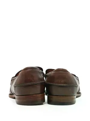 Gucci Penny Saddle-strap Loafers