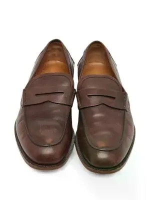 Gucci Penny Saddle-strap Loafers