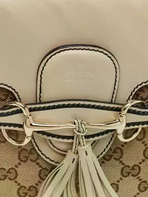 Gucci Medium Emily Gg Canvas Shoulder Bag