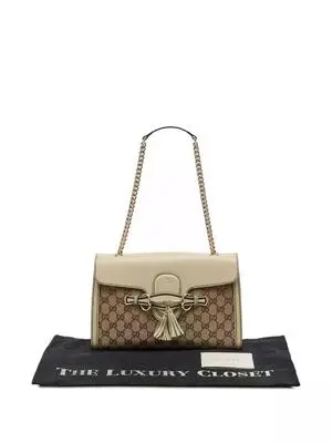 Gucci Medium Emily Gg Canvas Shoulder Bag