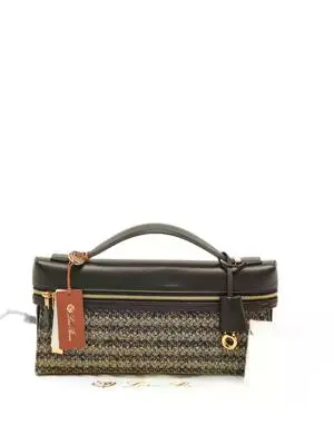 Loro Piana Extra L29 Tweed Clutch Bag