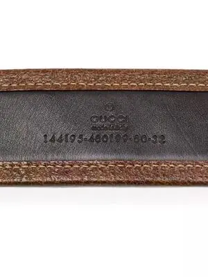 Gucci Gg Supreme Panelled Belt