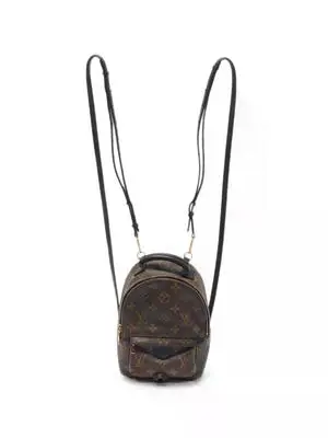 LOUIS VUITTON 2020 Mini Palm Springs Monogram Backpack - Brown