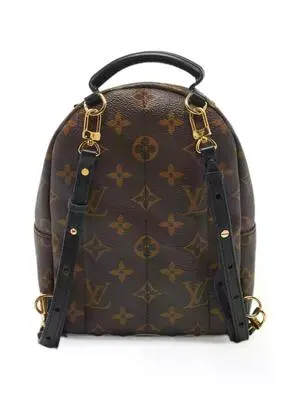 LOUIS VUITTON 2020 Mini Palm Springs Monogram Backpack - Brown