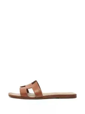 Hermès Oran H-cut Sandals - Brown