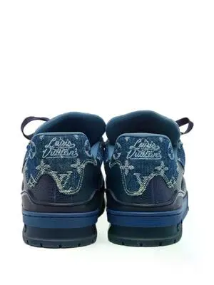 LOUIS VUITTON Trainer Monogram Denim Sneakers