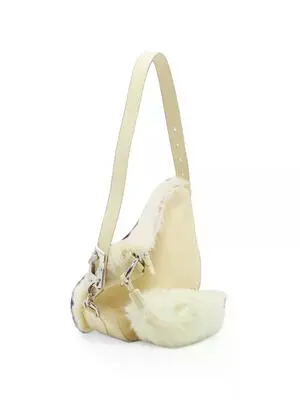 Burberry Knight Shearling Shoulder Bag