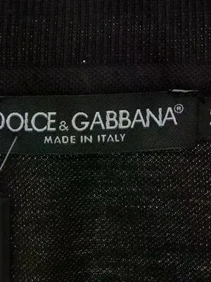 Dolce & Gabbana Crest Embroidered Polo Shirt